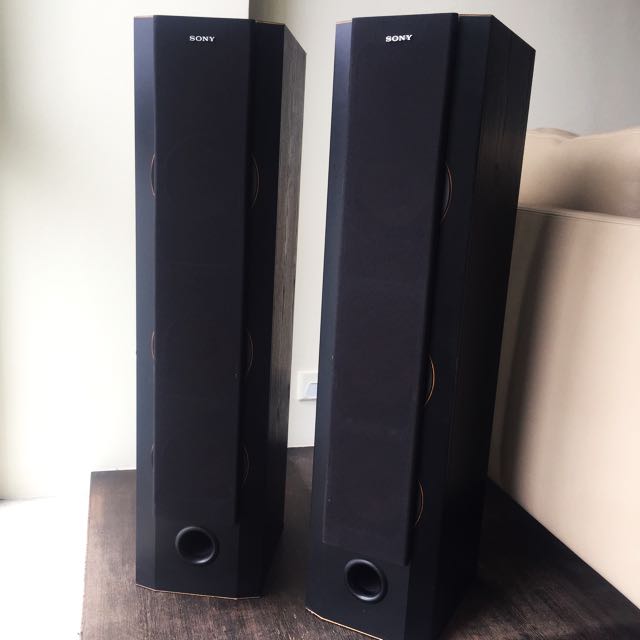 Sony SS-X9S Floorstanding Wooden Speakers - Made in USA, Audio ...