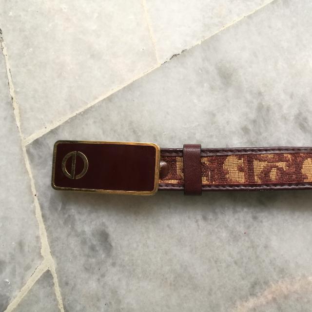 Vintage Christian Dior Monogram Belt, Women's Fashion, Watches ...