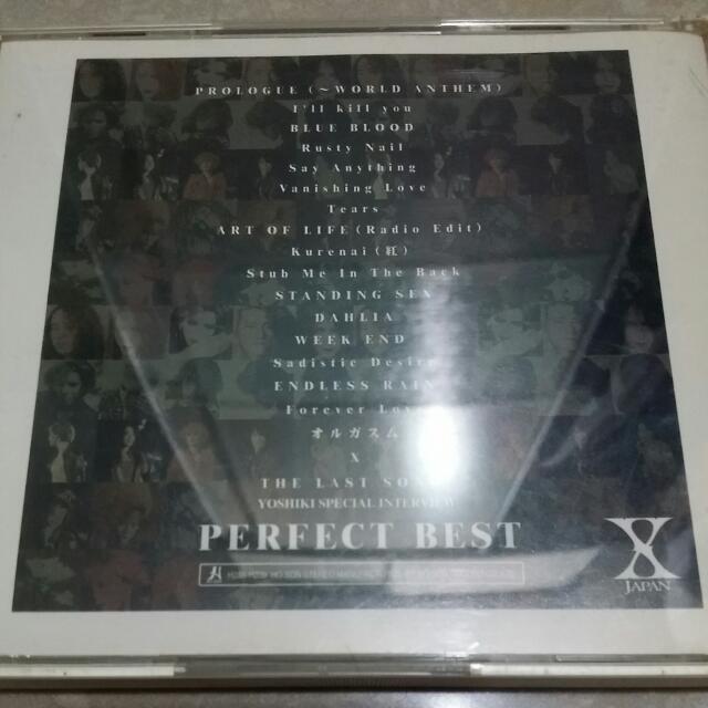 X JAPAN PERFECT BEST (3 CD), 興趣及遊戲, 收藏品及紀念品, 明星周邊 - Carousell