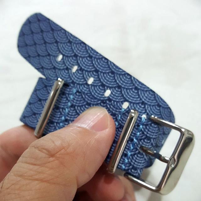 Japanese Wave Pattern Seigaiha Nato Straps, Luxury, Watches on Carousell