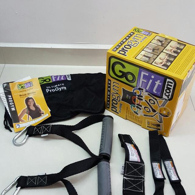 GoFit Ultimate Pro Gym In A Bag, Sports Equipment, Exercise & Fitness ...