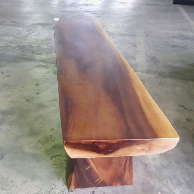 Indonesian SUAR Wood Bench, Furniture & Home Living, Furniture, Tables ...