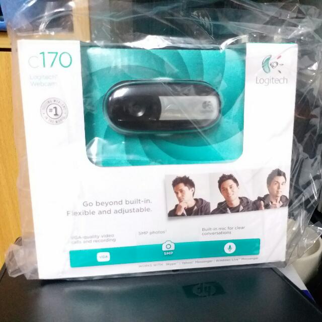 Logitech C170 Original Webcam With Microphone USB Web Cam
