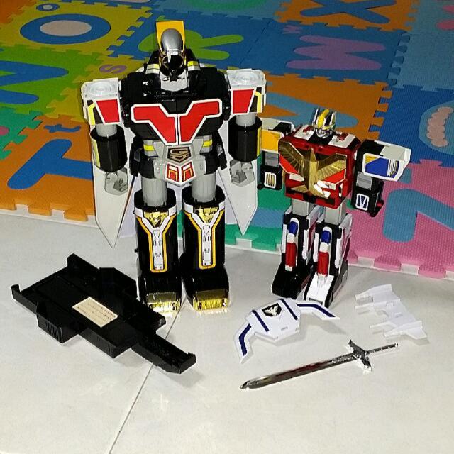 Sentai DX Jetman Super Jet Robo + Garuda Bandai Japan Original, Hobbies ...