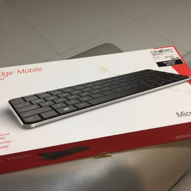 Microsoft bluetooth Wedge Mobile Keyboard, Electronics, Computer Parts ...