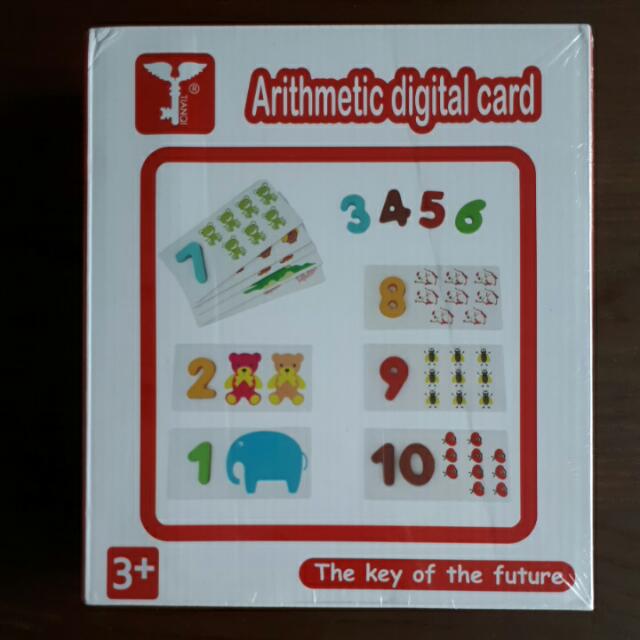 Number Card, Hobbies & Toys, Toys & Games on Carousell