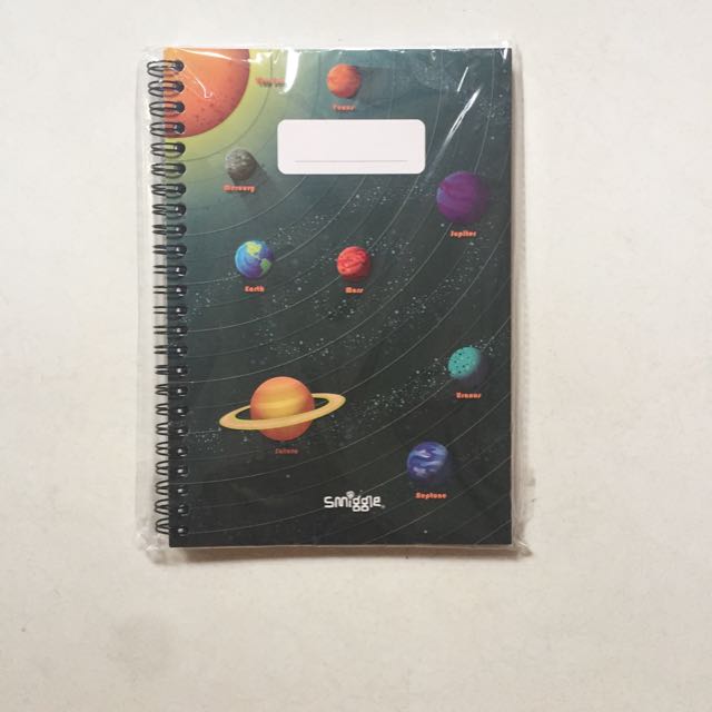 Smiggle Space Themed A5 Notebook, Hobbies & Toys, Stationery & Craft ...