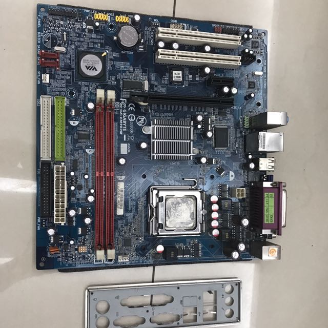 Socket 775 Motherboard With E7600 Processor Intel Core, Computers ...