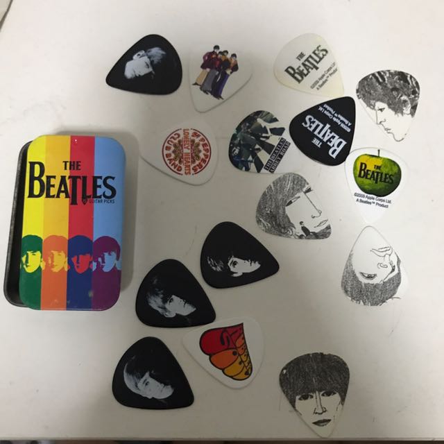 The Beatles Guitar Pick, Hobbies & Toys, Music & Media, Music ...