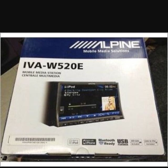 Alpine IVA-W520E w Bluetooth, Car Accessories on Carousell