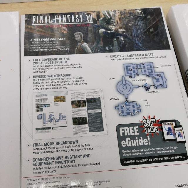 (Brand New) Final Fantasy XII The Zodiac Age Strategy Guide Book ...