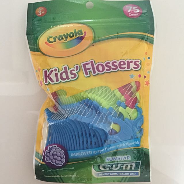 Crayola Kids' Flosser (Pack of 75), Hobbies & Toys, Toys & Games on ...