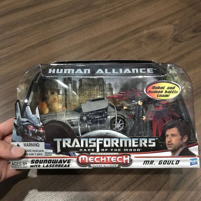 Hasbro KO transformers Human Alliance Soundwave & Mr. Gould, Hobbies ...