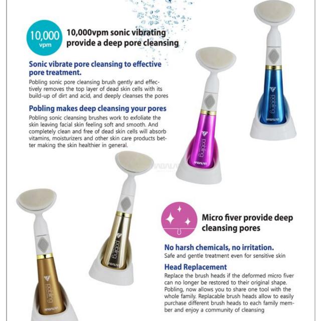 Pobling Pure Sonic Cleanser, Beauty & Personal Care, Face, Face Care on Carousell