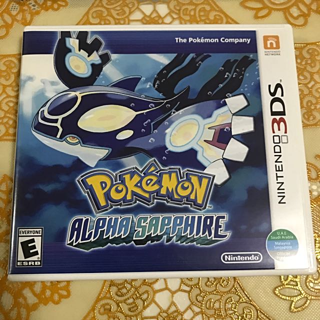Pokemon Alpha Sapphire (Nintendo 3ds), Video Gaming, Video Games ...