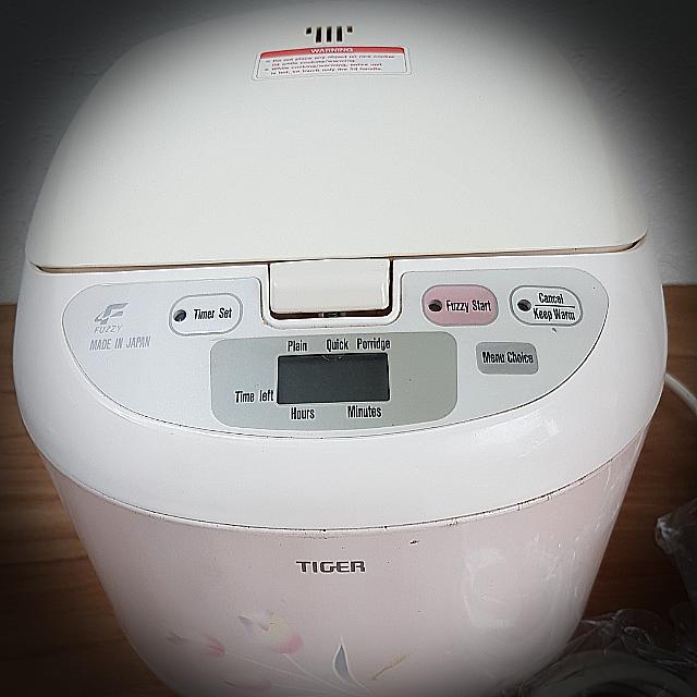 Tiger Microcomputer Rice Cooker 5.5 Cups 1.0 Litre (9/10) Made in Japan ...