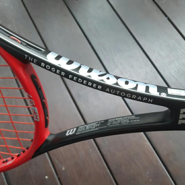 Wilson RF 97 Authograph tennis racket - L2 Grip, Sports Equipment ...