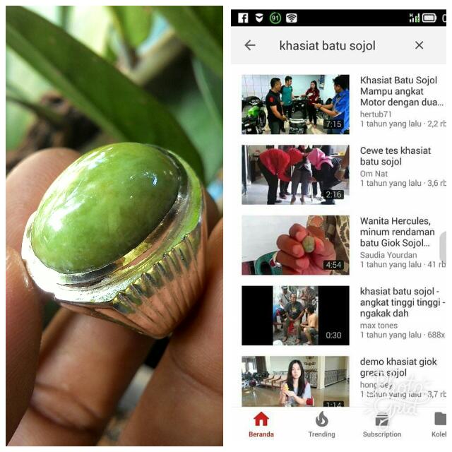 100% Batu Asli Giok Sojol(hercules Stone), Men's Fashion, Watches & Accessories, Jewelry on ...