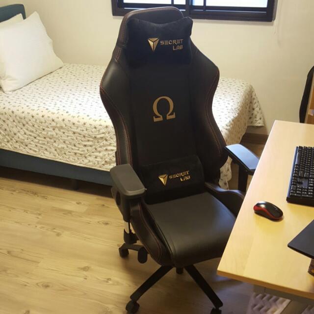 Omega Stealth Gaming Chair By Secretlab, Furniture & Home Living ...