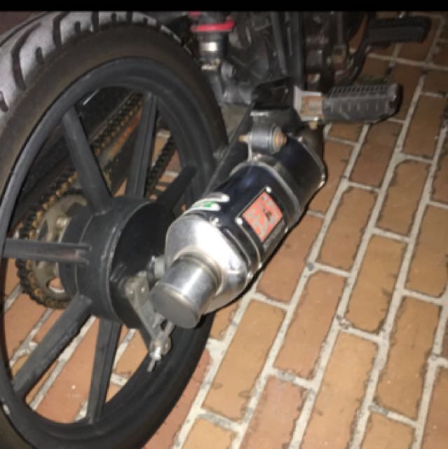 Yoshimura Tri Oval Titanium Blue Gen 1, Motorcycles, Motorcycle ...