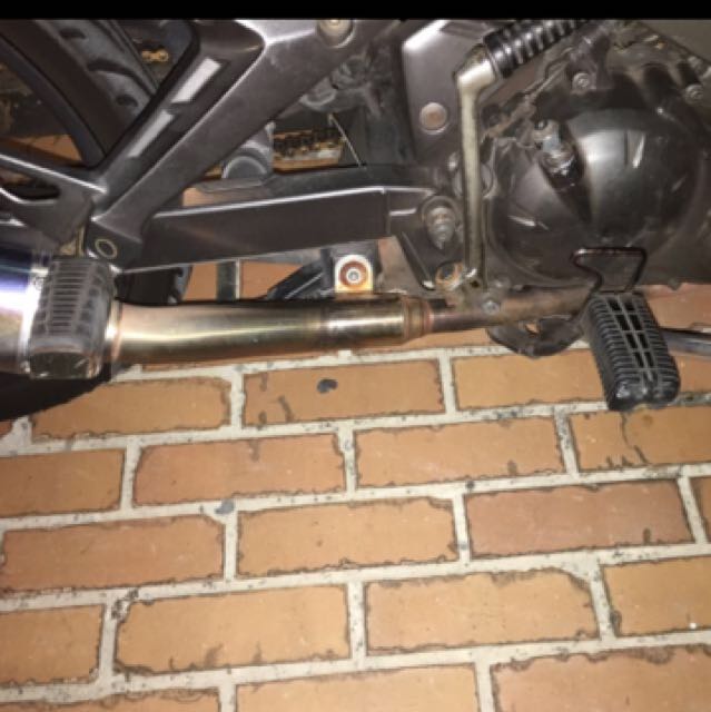 Yoshimura Tri Oval Titanium Blue Gen 1, Motorcycles, Motorcycle ...