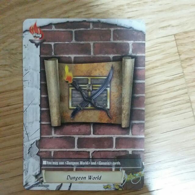 Buddyfight Dungeon World Flag, Hobbies & Toys, Toys & Games on Carousell