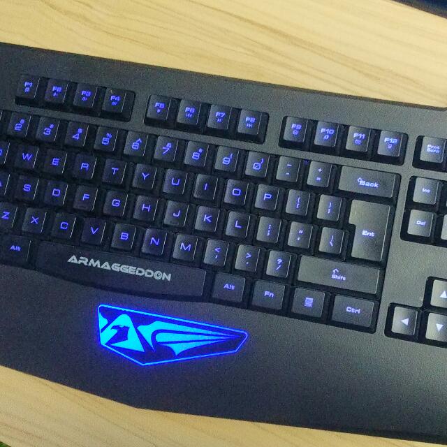 Armageddon AKK770i Gaming Keyboard, Computers & Tech, Parts ...