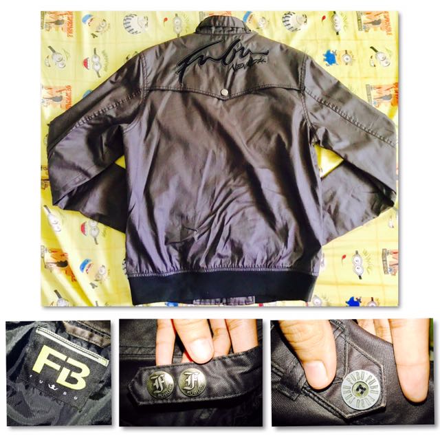 Authentic FUBU Semi-Leather Jacket, Men's Fashion, Coats, Jackets and ...
