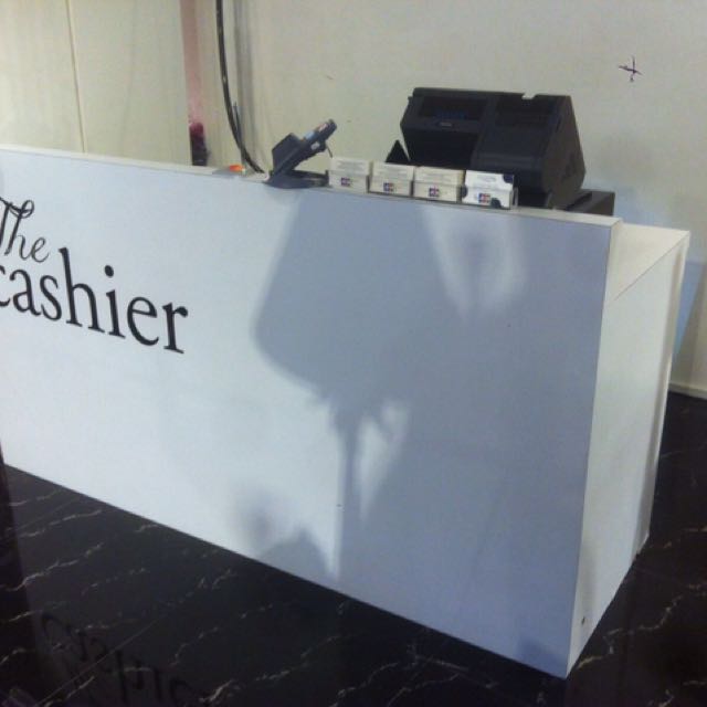 Cashier counter, Furniture & Home Living, Furniture, Tables & Sets on ...