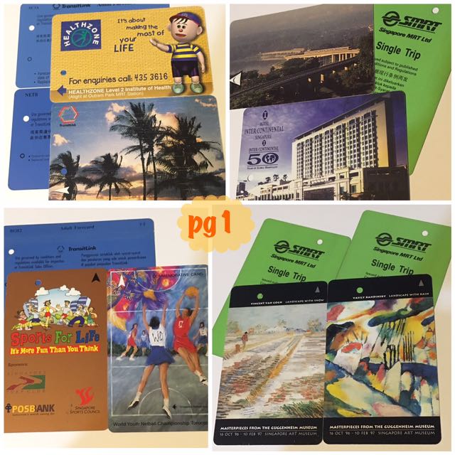 Vintage mrt cards, Everything Else on Carousell