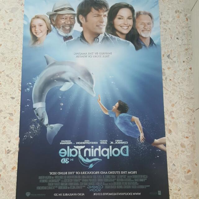 Dolphin Tale (2011) - Double-sided Movie Poster, Furniture & Home ...
