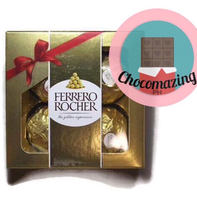 Ferrero Rocher 4's, Food & Drinks, Gift Baskets & Hampers on Carousell