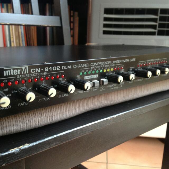 Inter-M CN-9102 2ch Compressor Limiter Gate, Audio, Portable Audio Accessories on Carousell