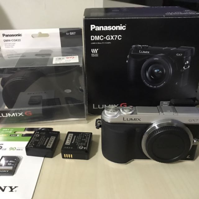 Panasonic Lumix GX7 Camera + 12-32 Lens, Photography, Cameras on Carousell