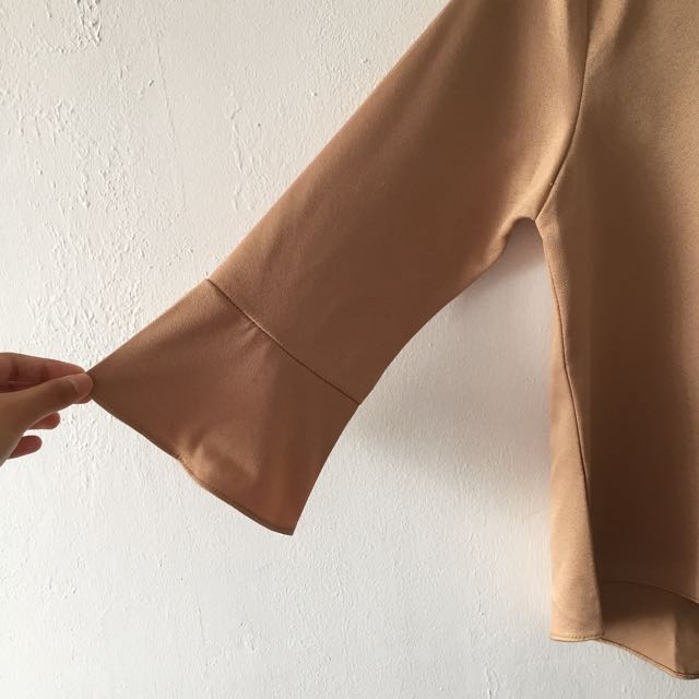 Shiny Gold Top, Women's Fashion, Tops, Blouses on Carousell