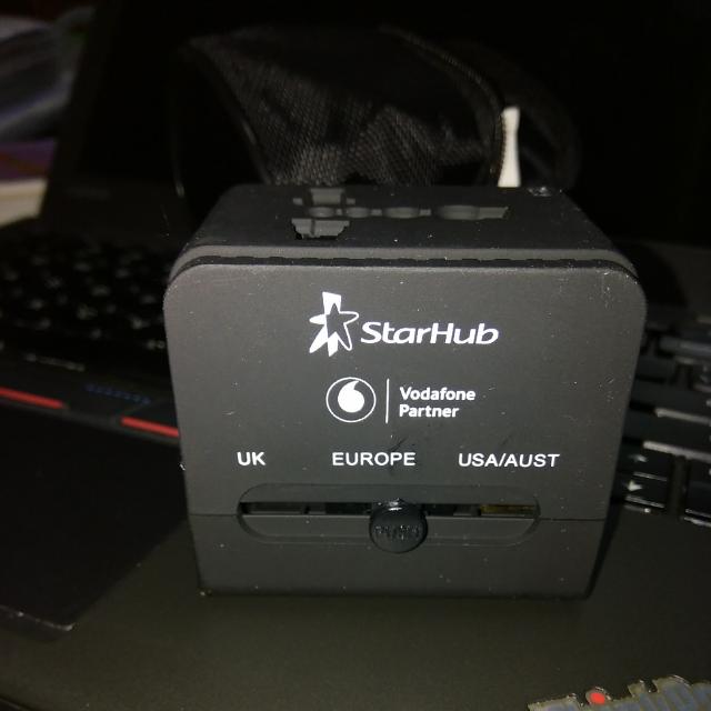 Starhub Travel Adaptor For UK/US/EU, Mobile Phones & Gadgets, Mobile ...