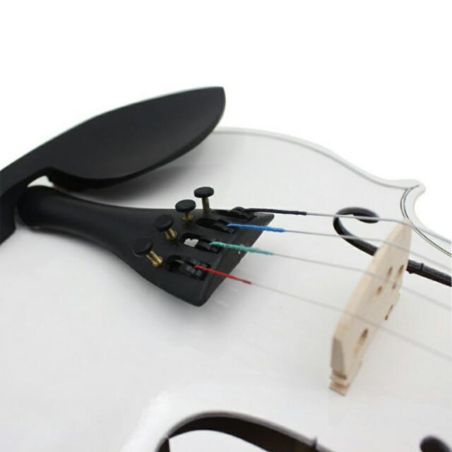 4/4 Violin Fiddle Basswood Steel String Arbor Bow Stringed Instrument ...