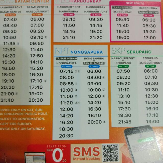 Batam Fast Ferry Ticket, Tickets & Vouchers, Local Attractions ...