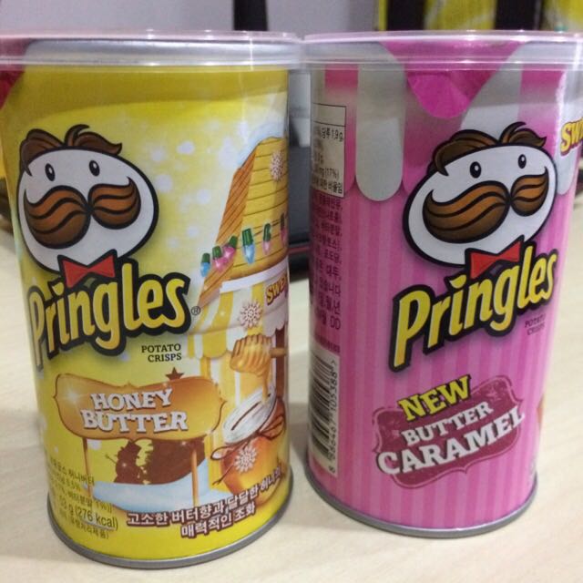 Limited Edition Honey Butter Pringles Food And Drinks Packaged And Instant Food On Carousell