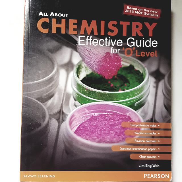 Pearson All About Chemistry Effective Guide For O-lvl, Hobbies & Toys ...