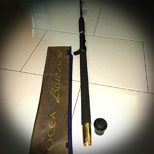Shimano OCEA Blue Rose Jigging Rod, Sports Equipment, Fishing on Carousell