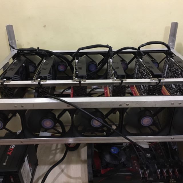 6GPU Mining Rig, Computers & Tech, Parts & Accessories, Computer Parts on Carousell