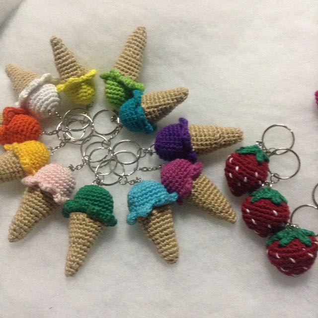 crochet keychain and souvenirs, Hobbies & Toys, Stationary & Craft ...