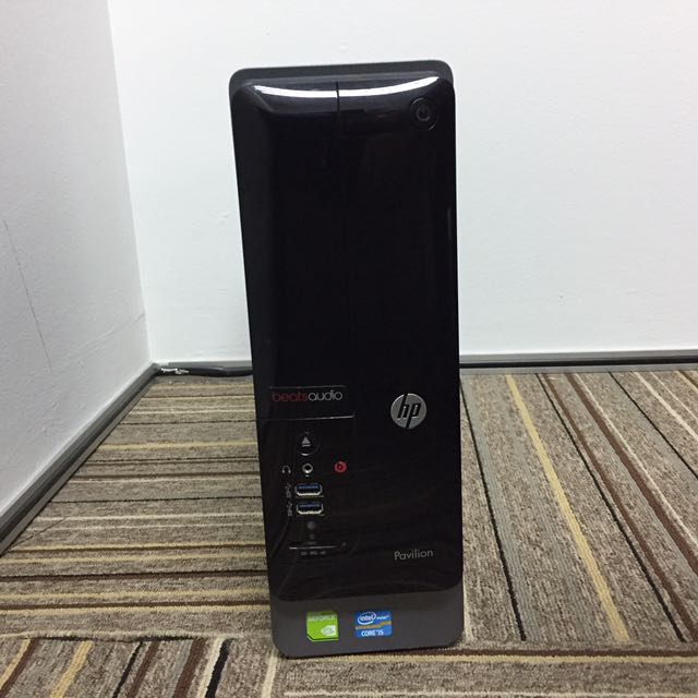 HP Pavilion Slimline s5-1430d Desktop PC, Computers & Tech, Desktops on Carousell