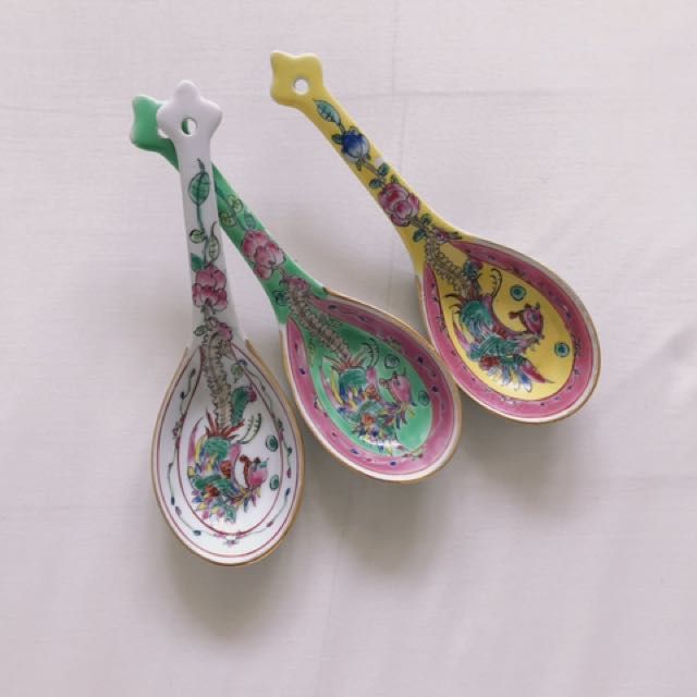 Peranakan Spoons, Furniture & Home Living, Kitchenware & Tableware ...