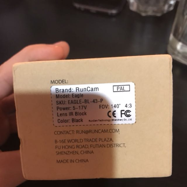 Runcam Eagle IR Block 140deg FOV 4:3 FPV Camera, Photography, Cameras ...