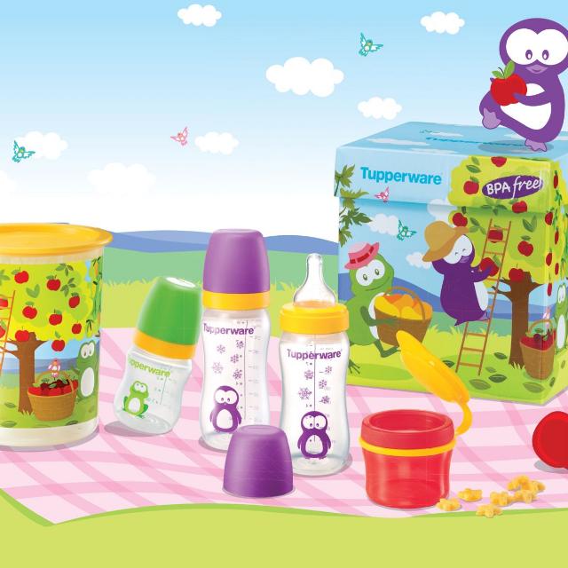 Tupperware Milk Bottle Set, Babies & Kids, Nursing & Feeding ...