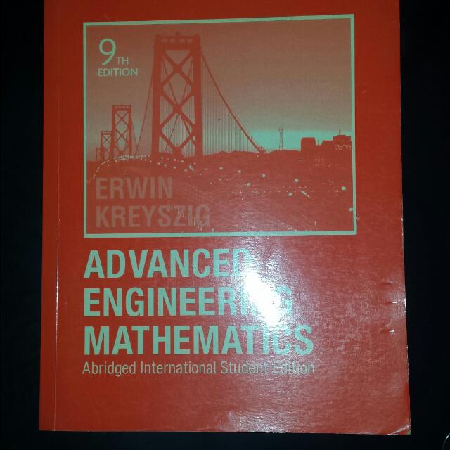 Advanced Engineering Mathematics 9th ed by Erwin Kreyszig, Hobbies ...