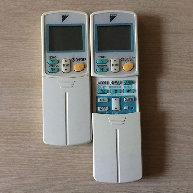 Daikin Air Conditioner Remote, TV & Home Appliances, Air Conditioners ...