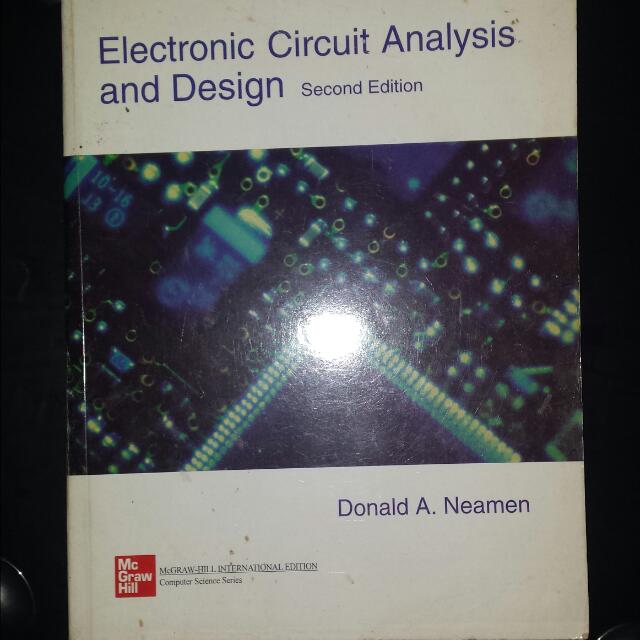 Electronic Circuit Analysis Design 2nd Ed By Donald Neamen Hobbies